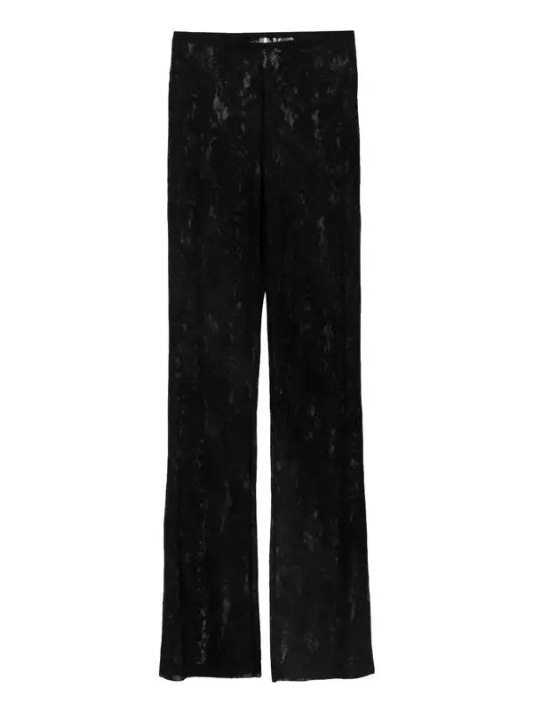 Norma Kamali Bootcut Trousers - Black