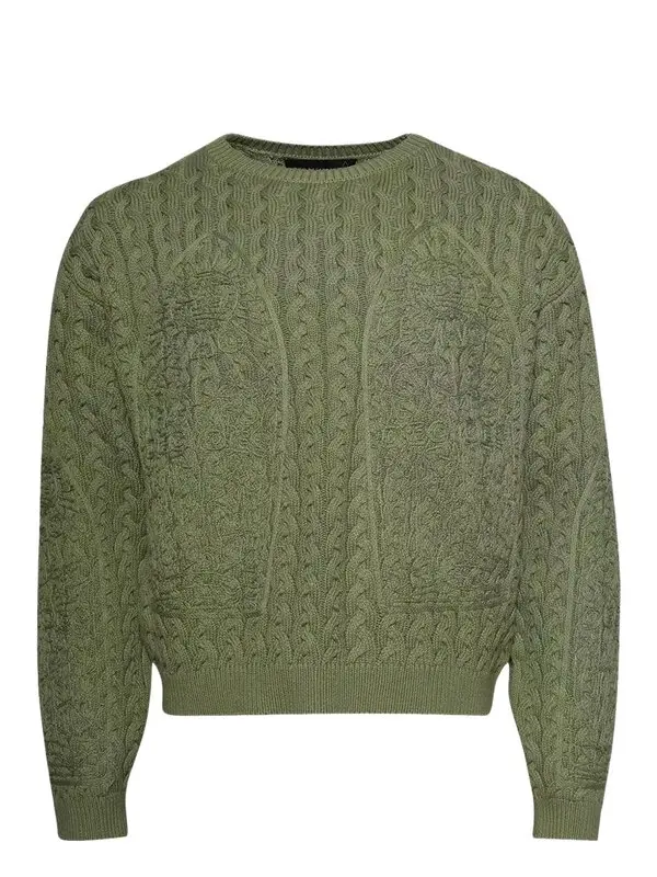 WHO DECIDES WAR BY EV BRAVADO Lagoon Sweater - Green