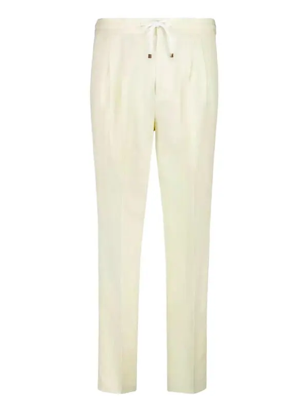 Brunello Cucinelli Drawstring Trousers - Neutrals