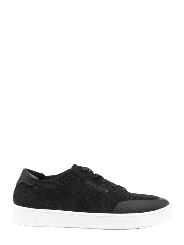 Calvin Klein Logo-print Low-top Sneakers - Black
