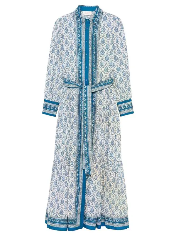 MC2 SAINT BARTH Cotton Maxi Dress - Blue