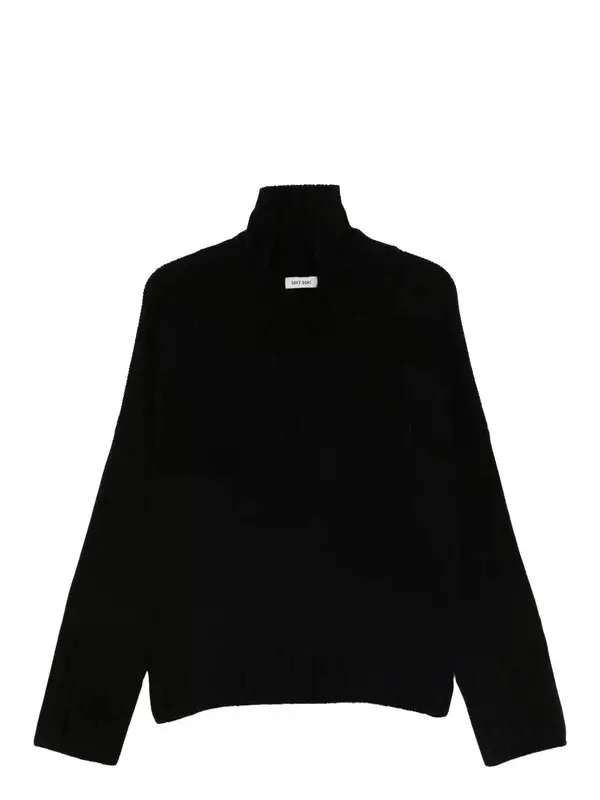 Soft Goat Cashmere Jumper - Black