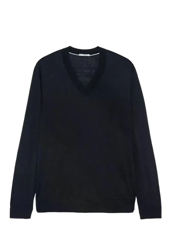 PAOLO PECORA Silk-blend Jumper - Blue