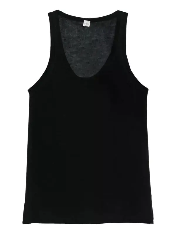 TOTEME Knitted Tank Top - Black