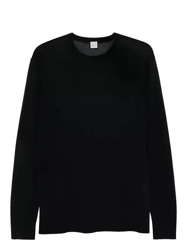 TOTEME Long-sleeved T-shirt - Black