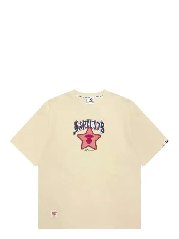 A BATHING APE Logo-print T-shirt - Neutrals