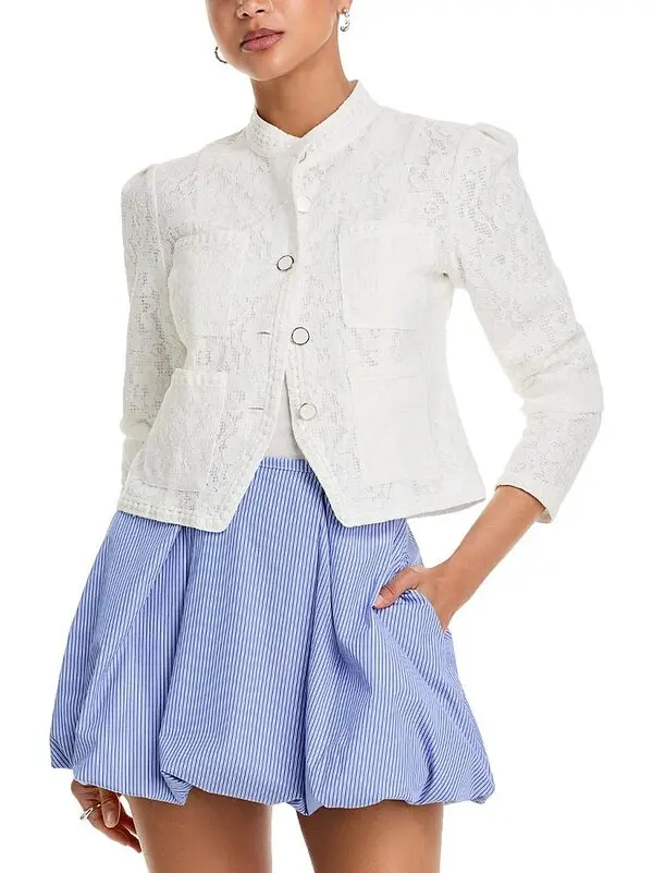 Aqua Lace Jacket - White