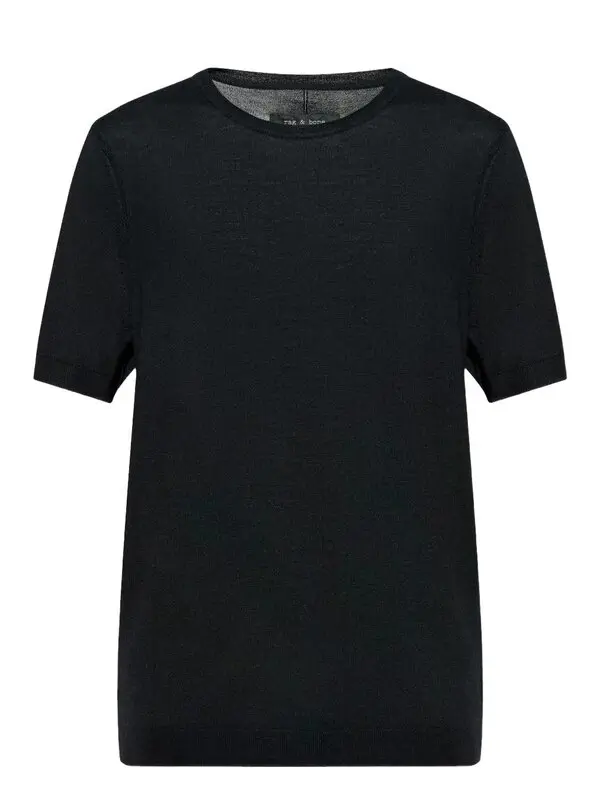 Rag & Bone Ribbed T-shirt - Black