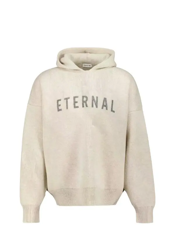 Fear Of God Eternal Knit Hoodie - Neutrals
