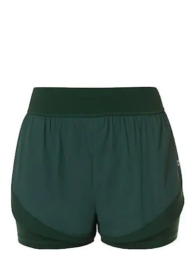 Sweaty Betty Tempo Run High-rise Stretch-woven Shorts - Cedar Green