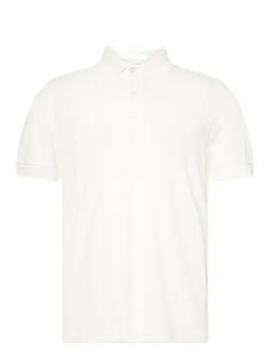 TOM FORD Short-sleeve Piquet Cotton-blend Polo Shirt - White