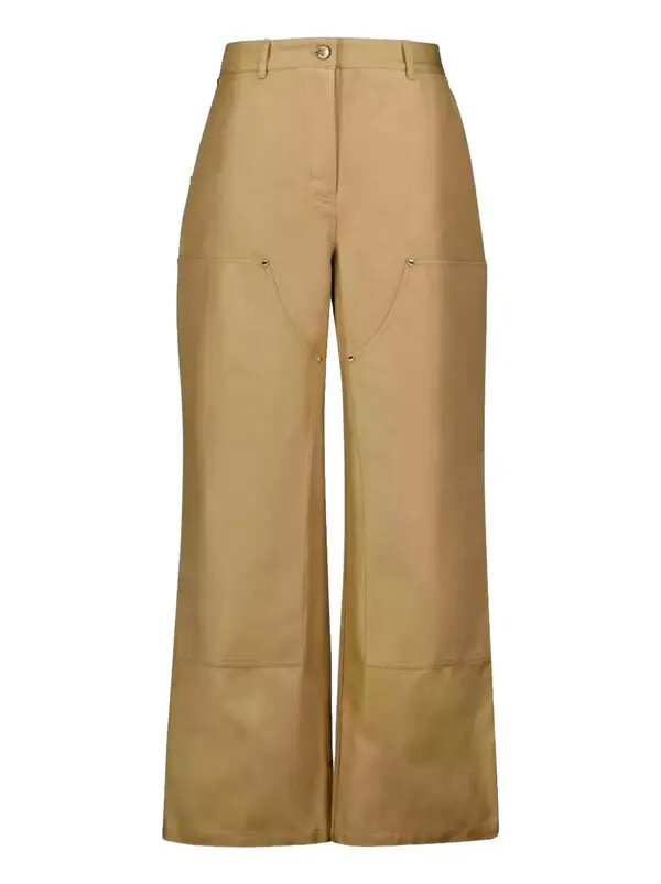 Casablanca Straight-leg Trousers - Neutrals
