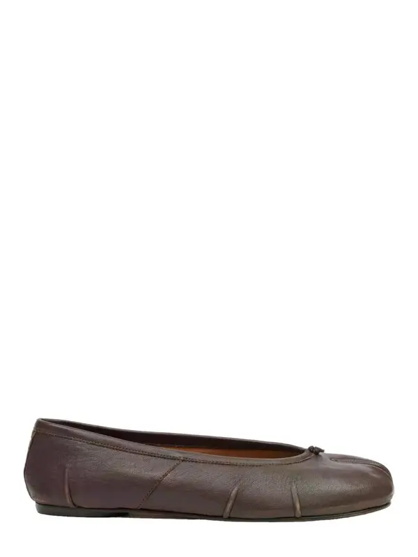 MAISON MARGIELA Tabi Ballet Flats - Brown