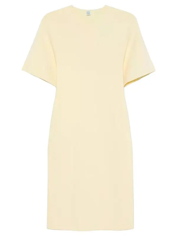 TOTÊME Fine-knit Midi Dress - Yellow