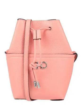 FERRAGAMO G. Soft Ds Cross-body Bucket Bag - Salmon Pink