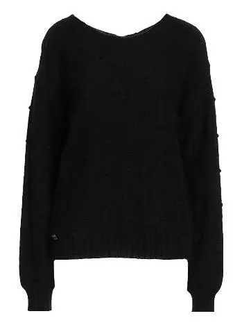 MANILA GRACE Knitted Sweater - Black