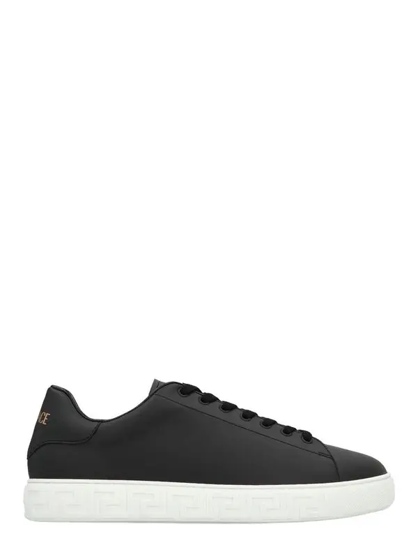 Versace Greca Low-top Sneakers - Black