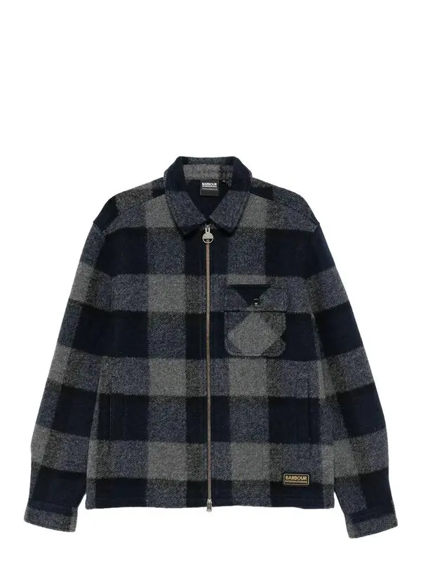 Barbour Checked Jacket - Blue