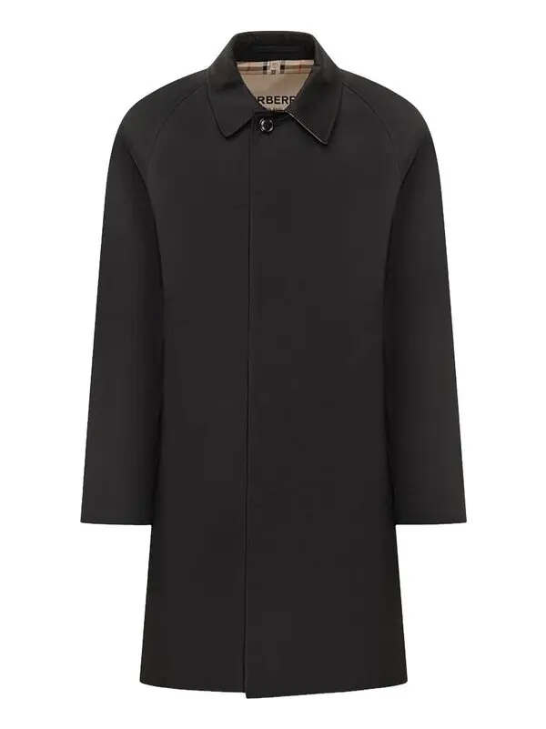 Burberry Gabardine Coat - Black