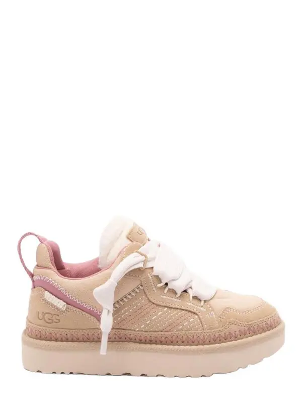 UGG Lace Up Sneakers - Beige