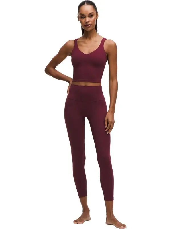 Lululemon Align No Line™ High-rise 25" Pant - Burgundy Bay