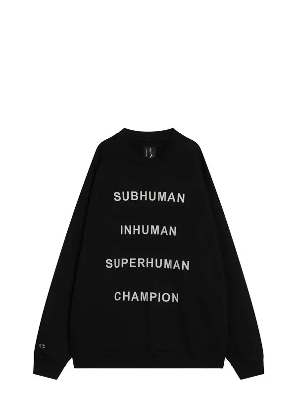 CHAMPION X RICK OWENS Jumbo Jeson Sweatshirt - Black