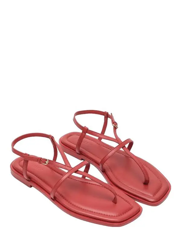 A.emery The Remly Leather Sandals - Red