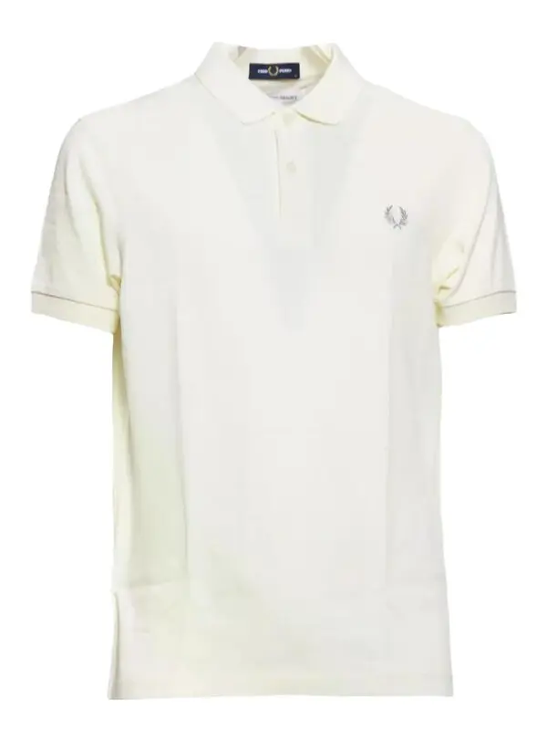 Comme Des Garçons X Fred Perry Cotton Polo Shirt - White