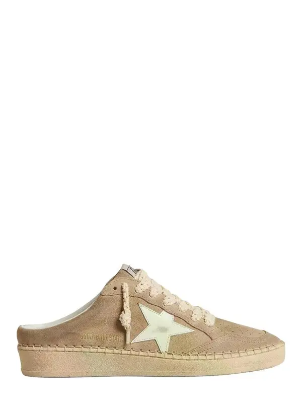 GOLDEN GOOSE Ball Star Mules - Neutrals