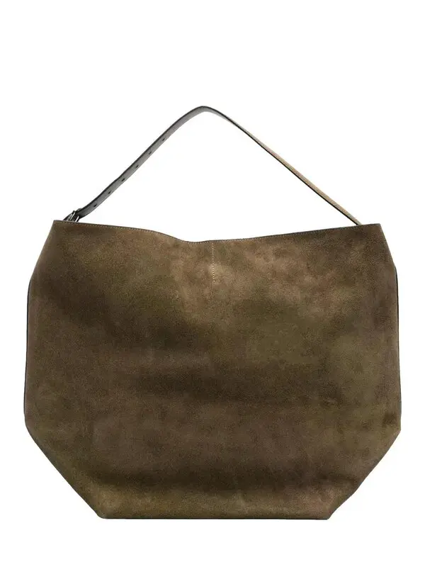 TOTEME Suede Shoulder Bag - Green
