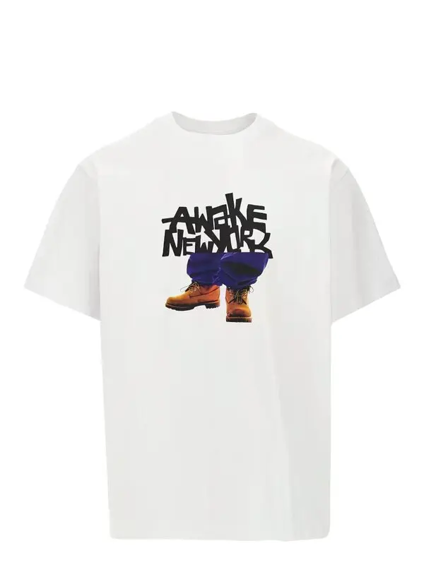 AWAKE NY Graphic-print T-shirt - White