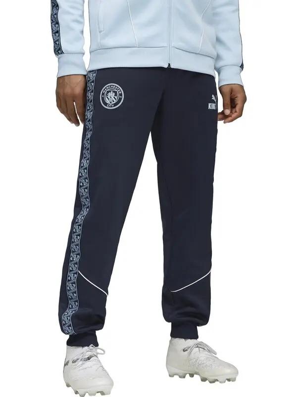 PUMA Manchester City King Anthem Soccer Pants - Blue