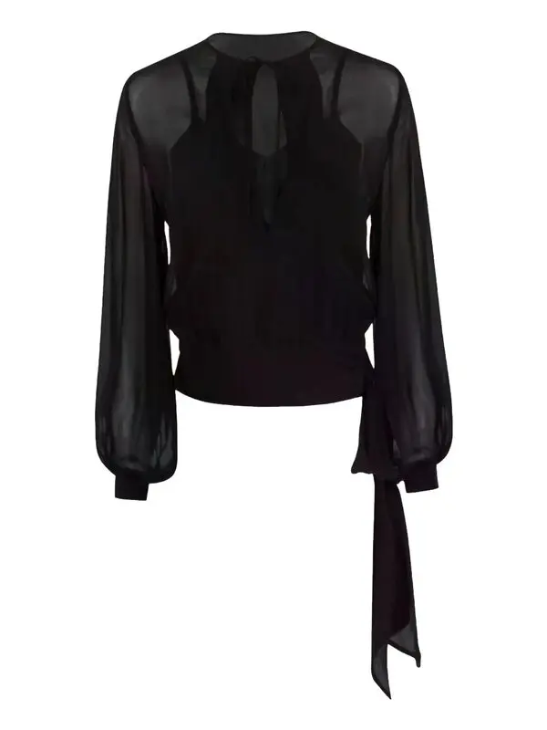 P.a.r.o.s.h Silk Blouse - Black