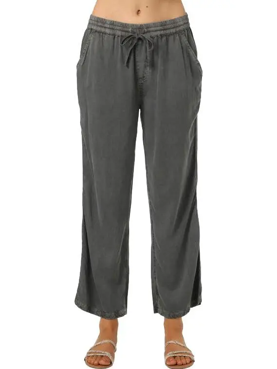 O'Neill Frankie Washed Twill Pants - Washed Black