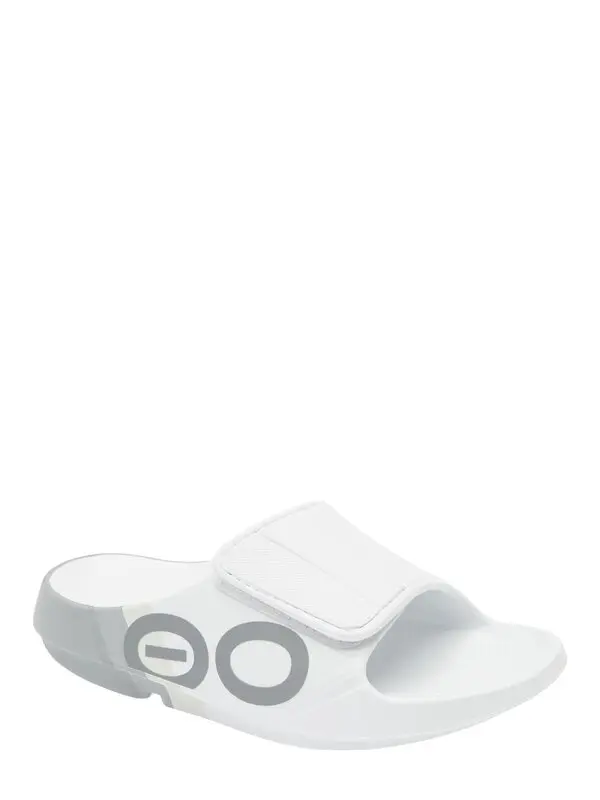 OOFOS Ooahh Sport Flex Limited Slide Sandal - Smoke Rally
