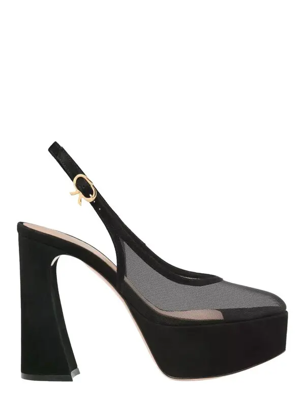 GIANVITO ROSSI Chopine Pumps - Black
