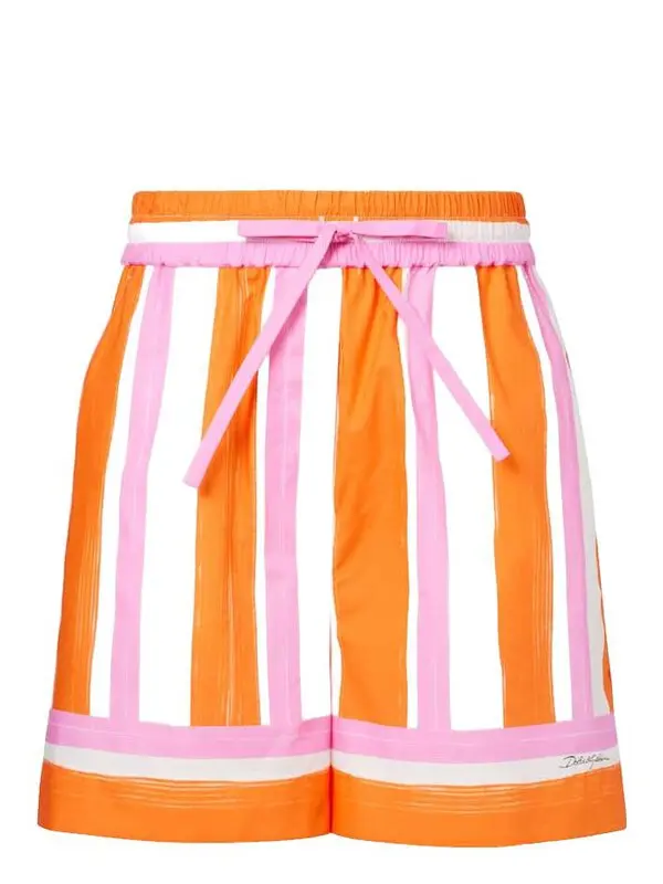 Dolce & Gabbana Striped Cotton Shorts - Multicoloured