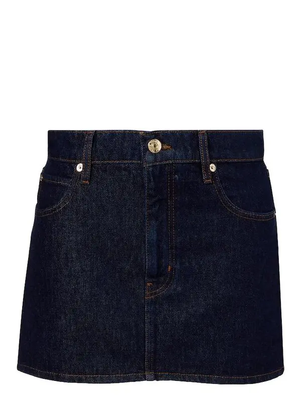 FRAME Denim Miniskirt - Blue