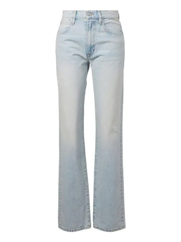 SLVRLAKE London High-rise Straight Jeans - Blue