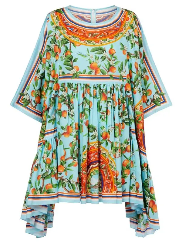Dolce & Gabbana Printed Cotton Kaftan - Multicoloured