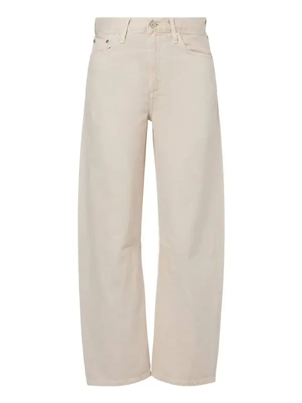 Citizens Of Humanity Miro High-rise Barrel-leg Jeans - Beige