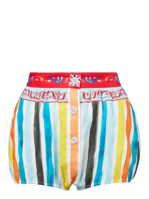 Dolce & Gabbana Cotton Shorts - Multicoloured