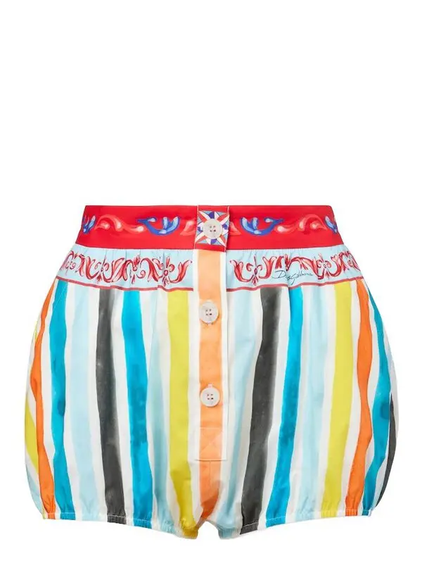 Dolce & Gabbana Cotton Shorts - Multicoloured
