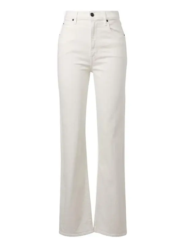 SLVRLAKE London High-rise Straight Jeans - White