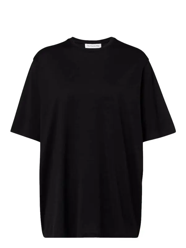 THE FRANKIE SHOP Harper Cotton Jersey T-shirt - Black