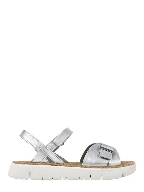 Camper Heeled Sandal - Grey