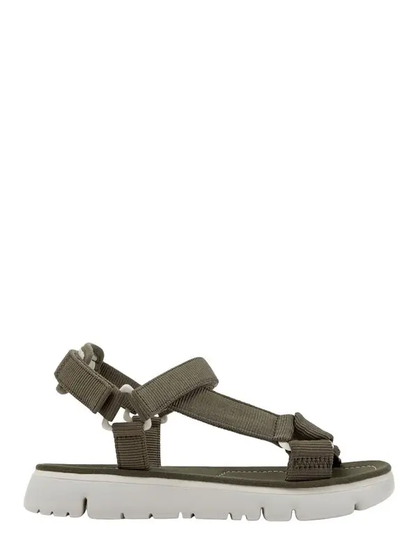 Camper Heeled Sandal - Green