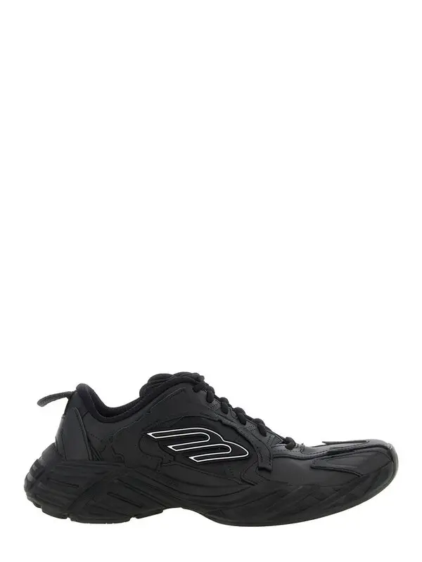 Balenciaga Lace-up Sneakers - Black