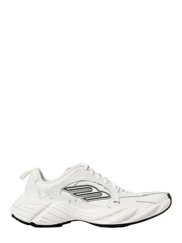 Balenciaga Lace-up Sneakers - White