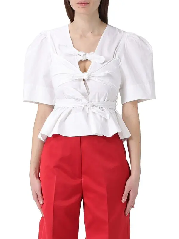 GANNI Top - White